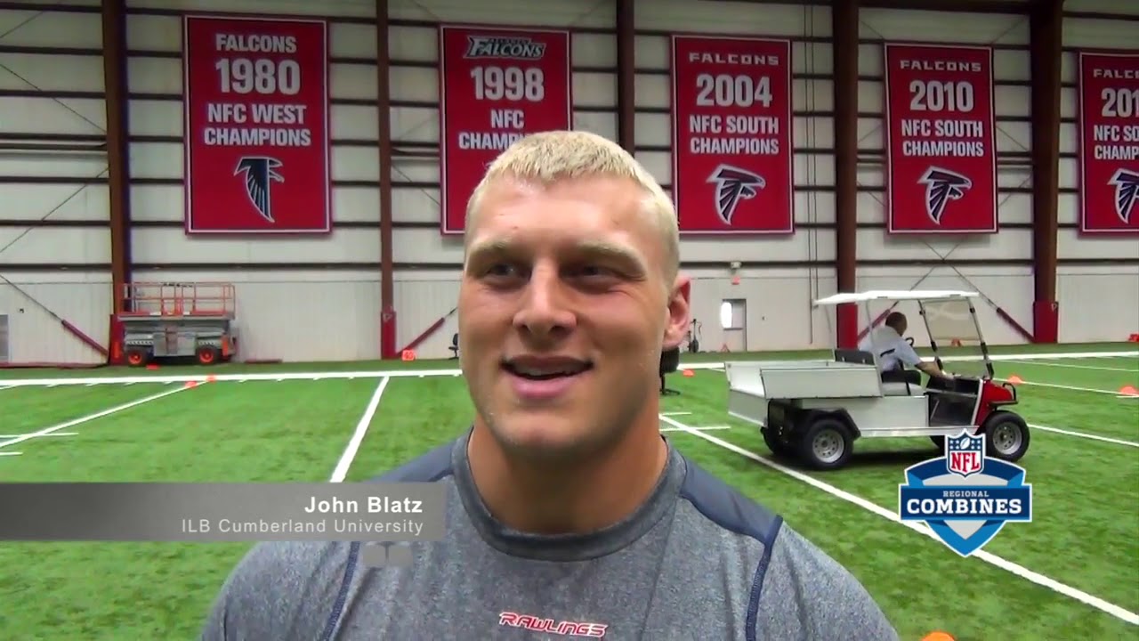 2014 NFL Regional Combine Atlanta John Blatz LockerTalk Interview - YouTube