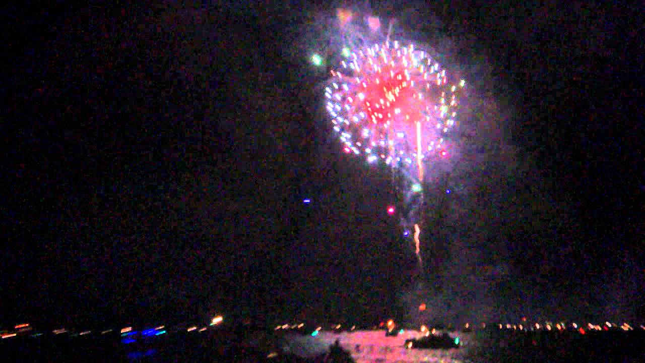 Buckeye Lake fireworks july 3 2013 - YouTube