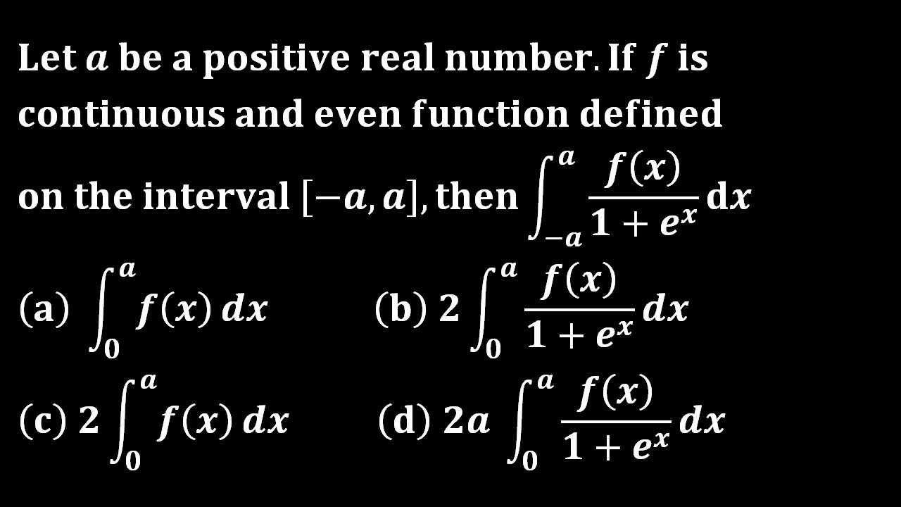 definite integral application properties iit jam 2018 integral calculus ...