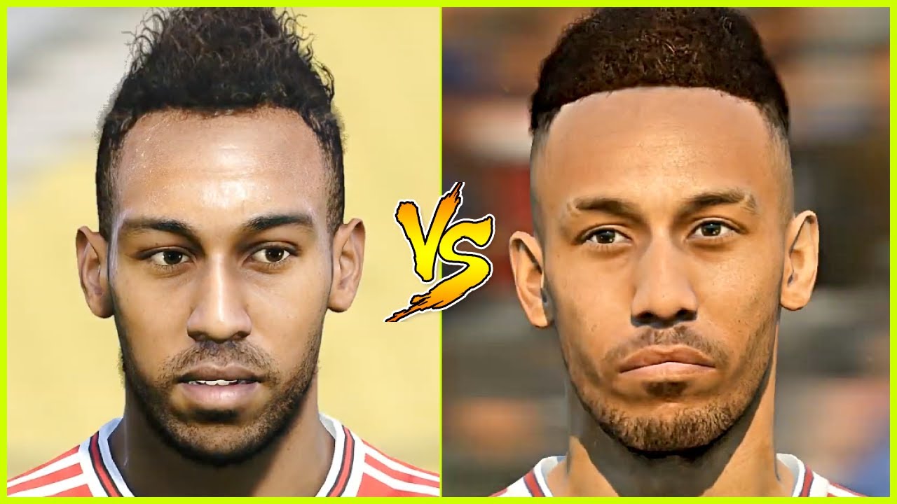 FIFA 20 vs PES 2020 - Arsenal Player Faces Comparison - YouTube