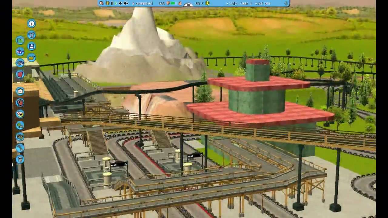 Tomorrowland 2.0 in RCT3 (Preview 2) - YouTube