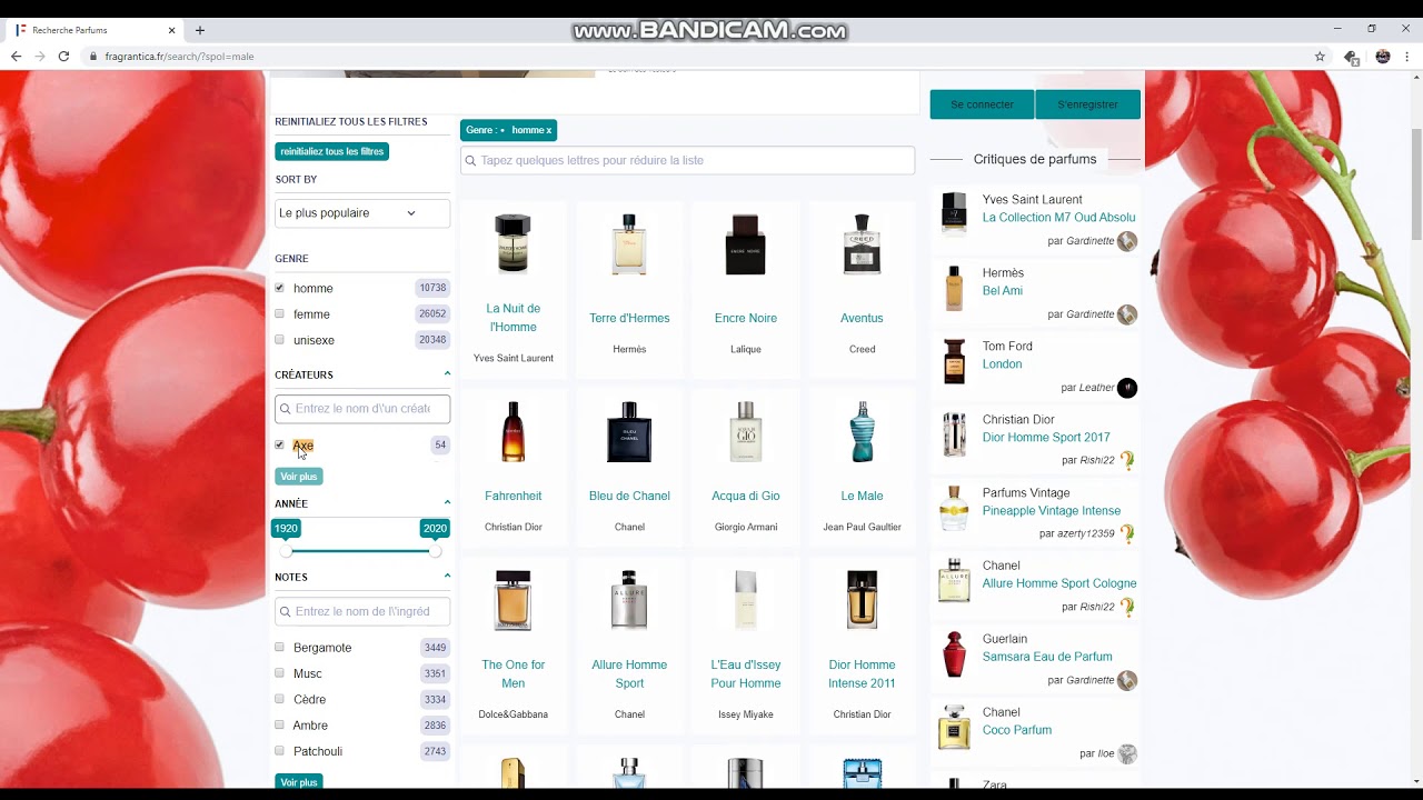Présentation du Site Fragrantica (En bref) - YouTube