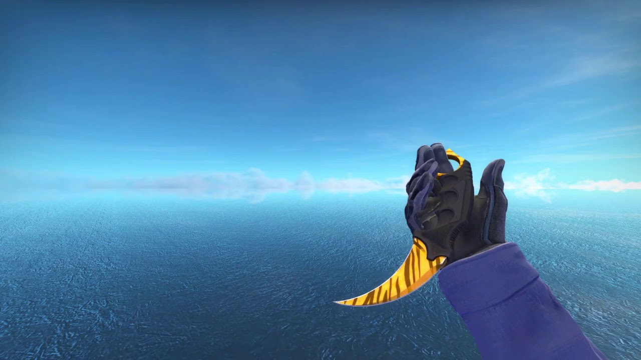 Karambit Tiger Tooth (Factory New) 4K 60FPS - YouTube