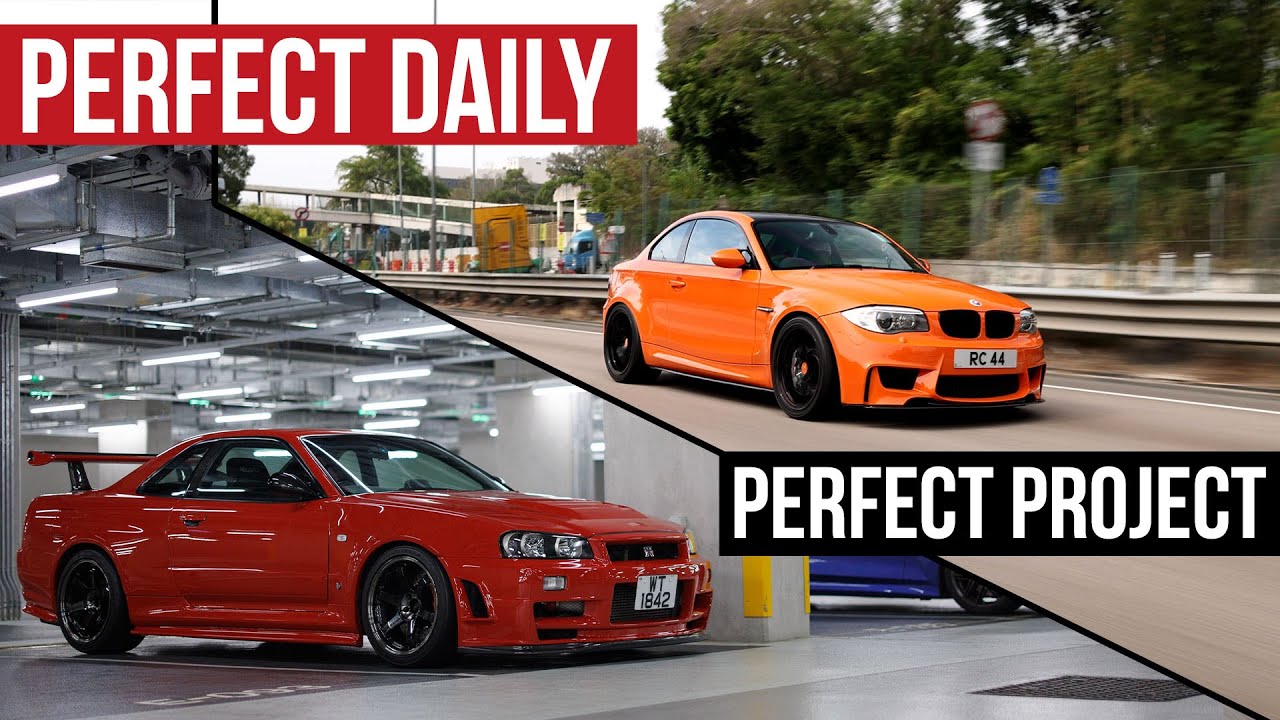 The Variety of Hong Kong Tuner Life: Perfect 1M + Intense R34 GT-R - YouTube