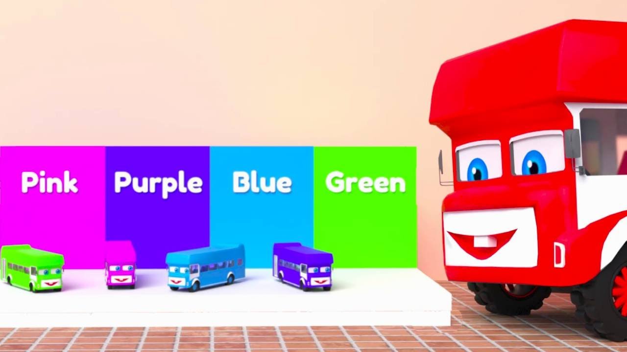 EIEIO | Old MacDonald Had A School EIEIO | Colorful Buses Song ...