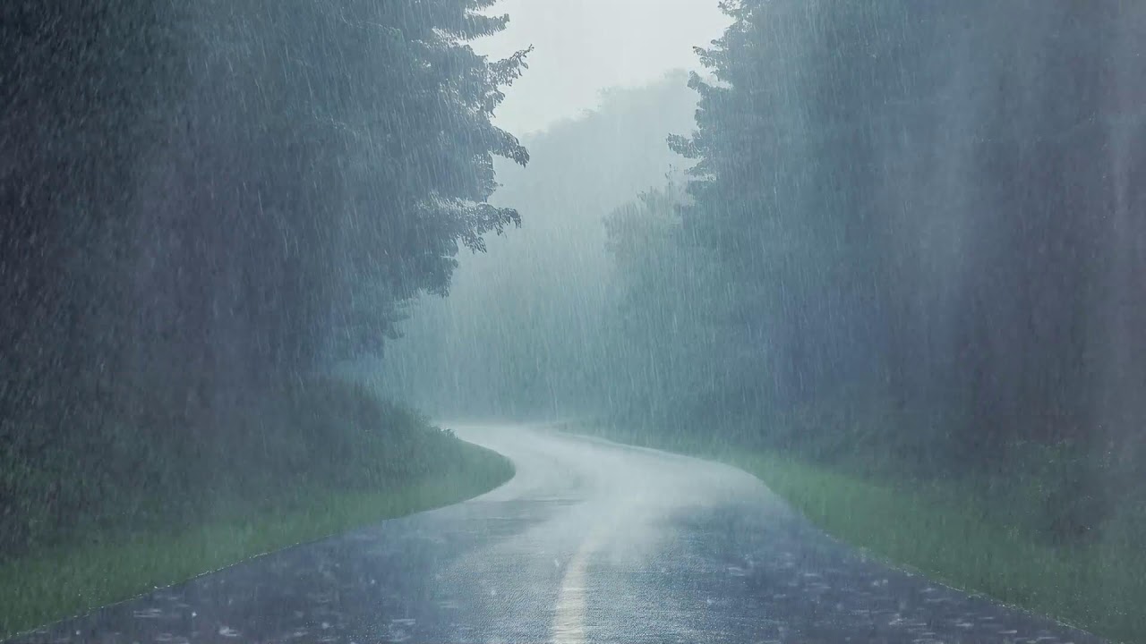 Gentle Night RAIN - Rain Sounds For Sleeping - Thunderstorm Sounds, Relax, Study, ASMR - YouTube