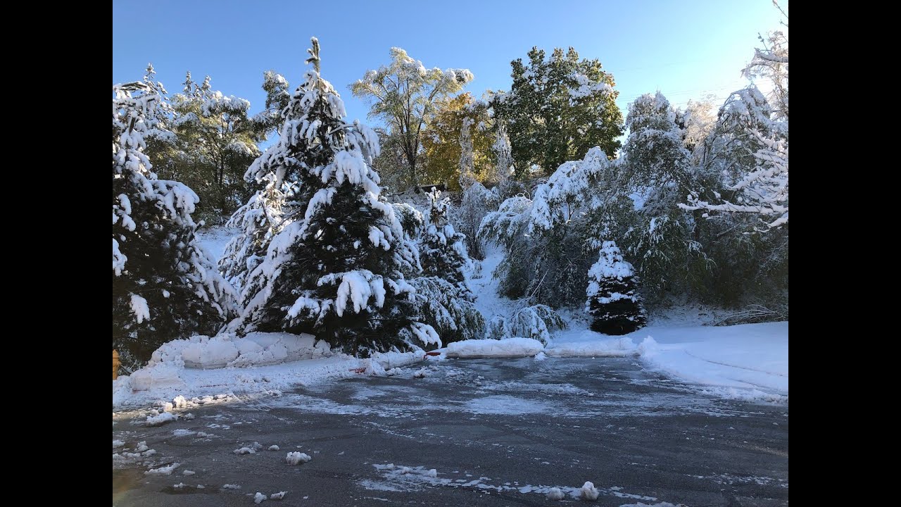 Our First Snowfall in Spokane Washington 2020 - YouTube