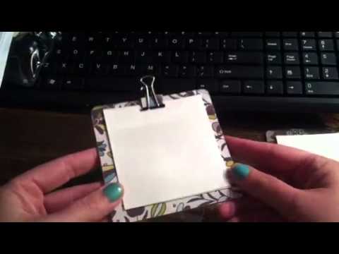 Post it note clipboard - YouTube