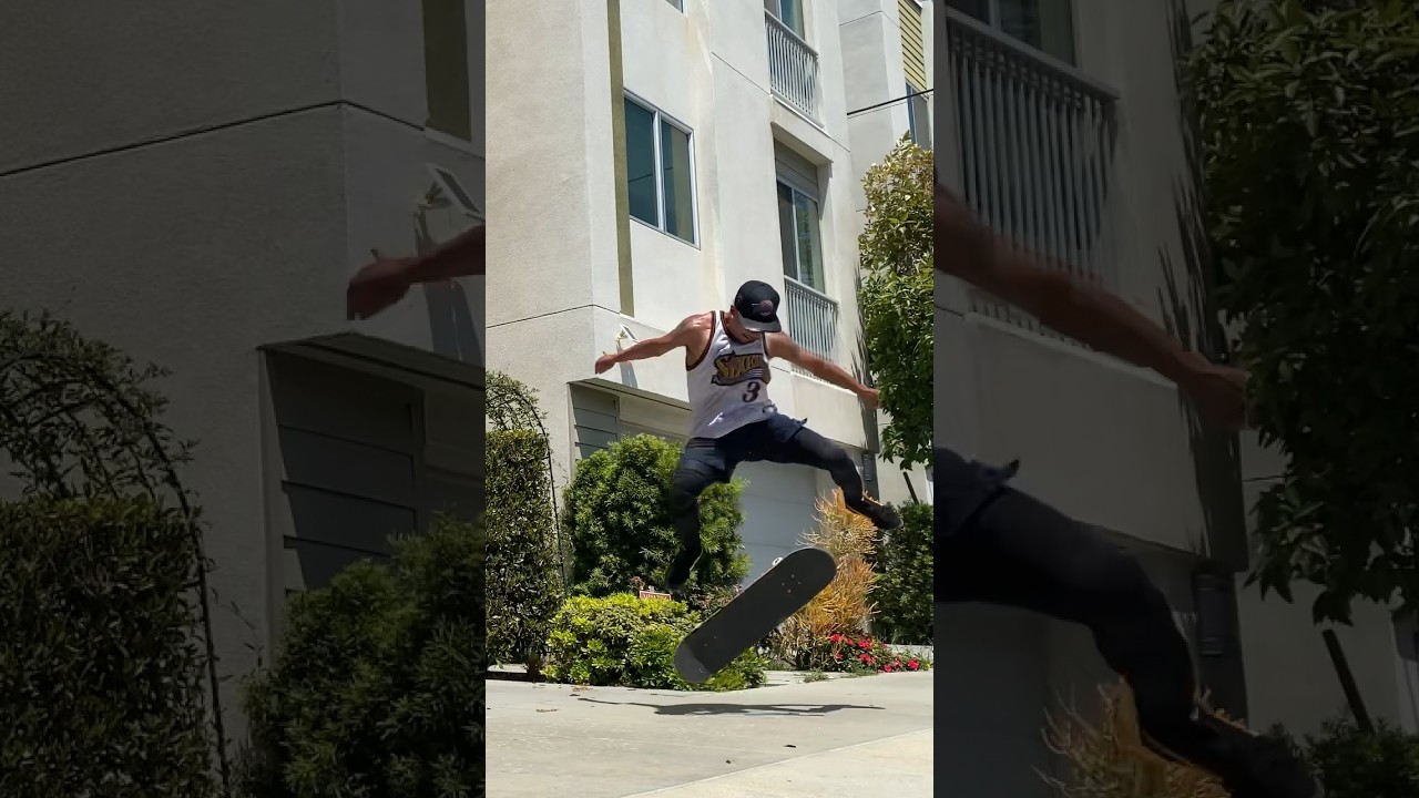 Halfcab Double Flip and Triple Kickflip #skateboarding #shorts - YouTube