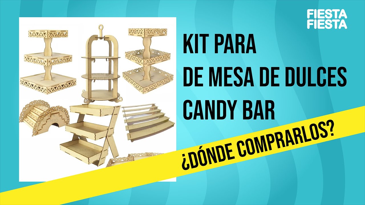 ¿Dónde compramos nuestras bases para mesa de dulces o candy bar? - kit ...