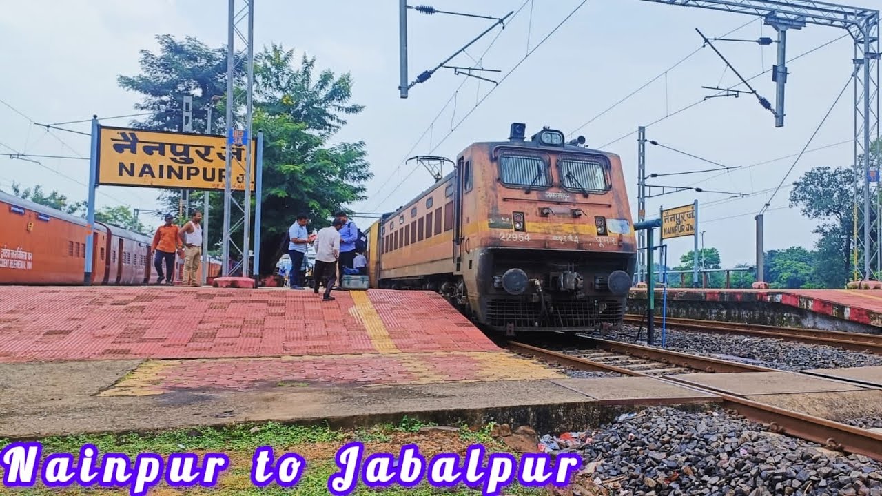 Nainpur to jabalpur journey video on Dhanbad special fare #train # ...