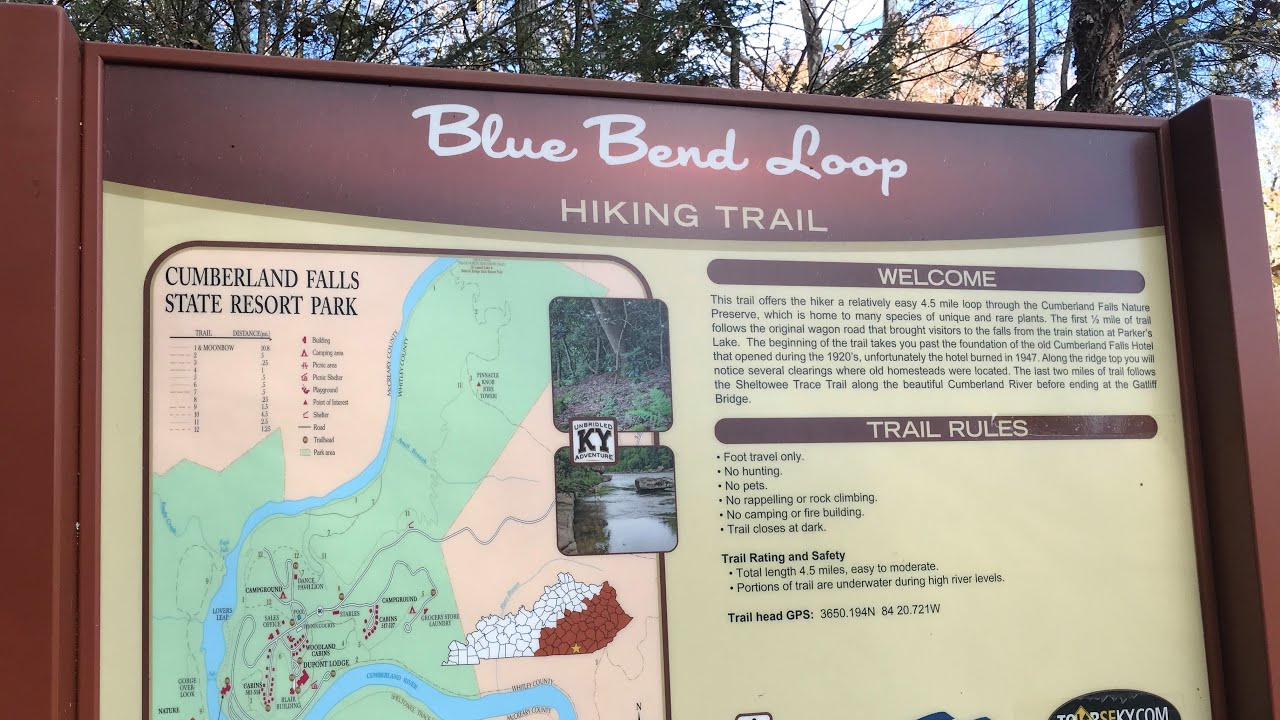 Blue Bend Loop Trail - Cumberland Falls, Ky. - Nov.8, 2020 - YouTube