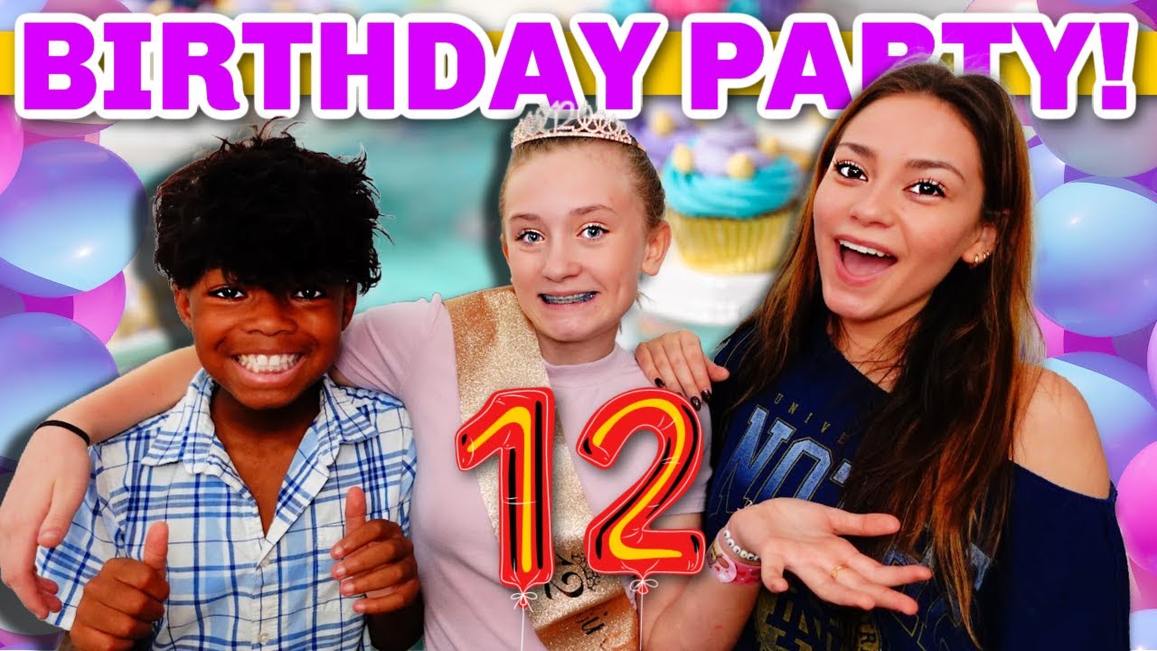 Anavaeh's 12th Birthday Party... We Barely Made It! - YouTube