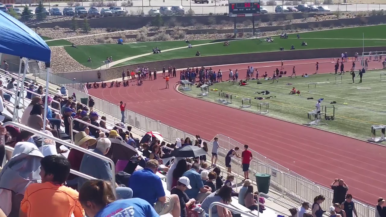 100m First Place Finish - YouTube