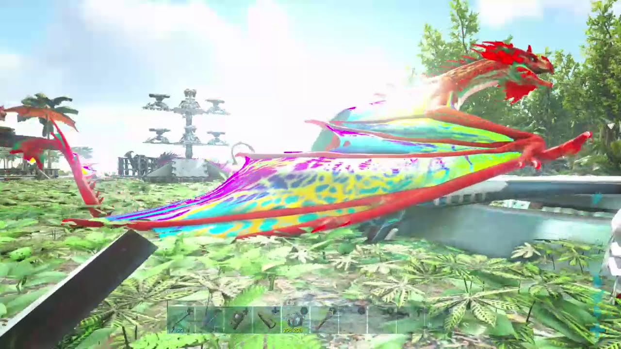 Ark Crystal Isles boss fight Part 1 - YouTube
