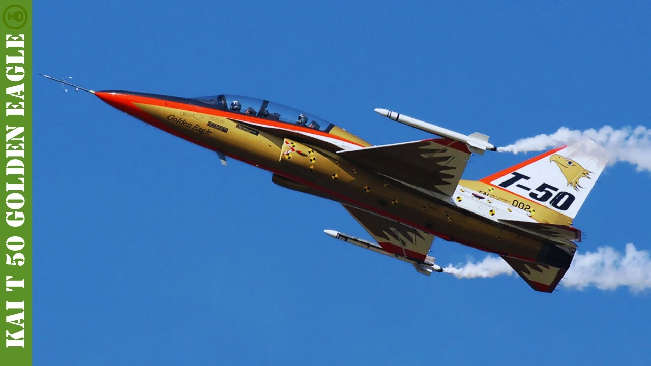 KAI T-50 Golden Eagle - aircraft - HD - YouTube