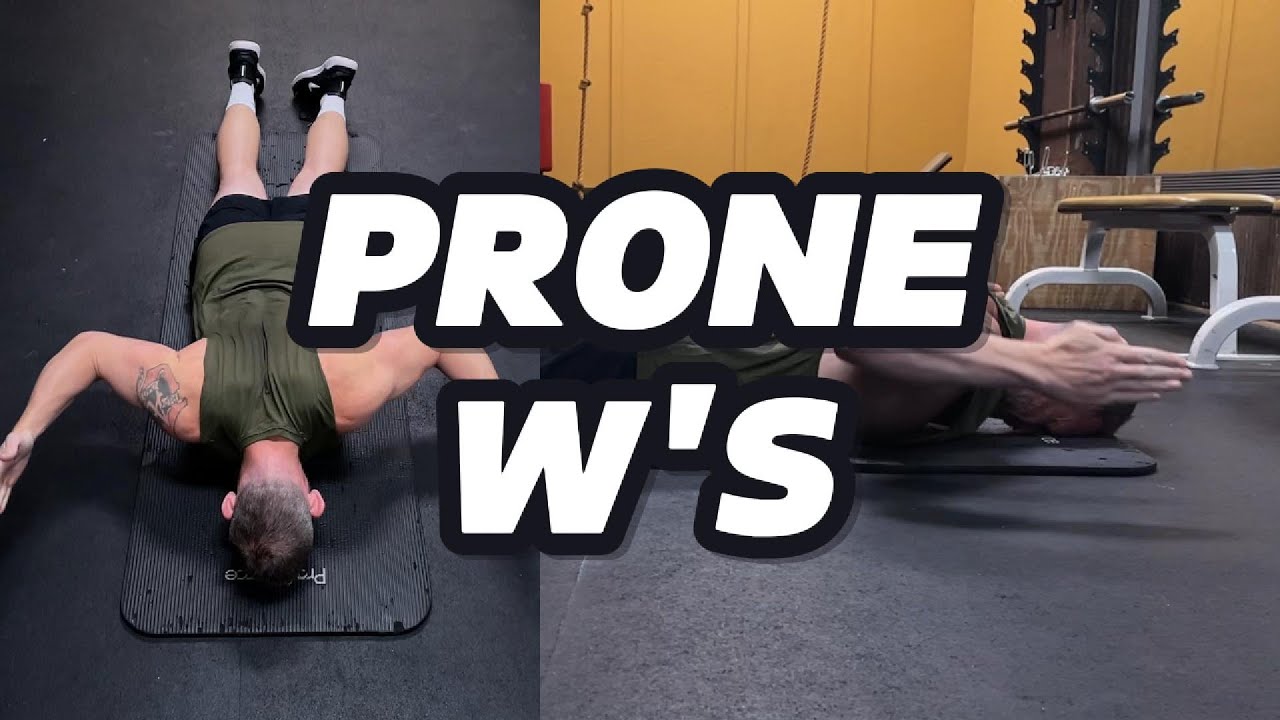 Prone Ws | Shoulder Mobility Exercise - YouTube