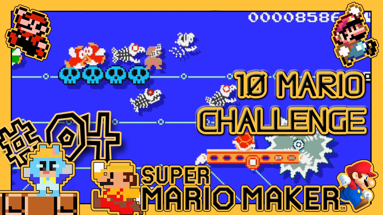 Underwater Automation! - Super Mario Maker - 10 Mario Challenge ...