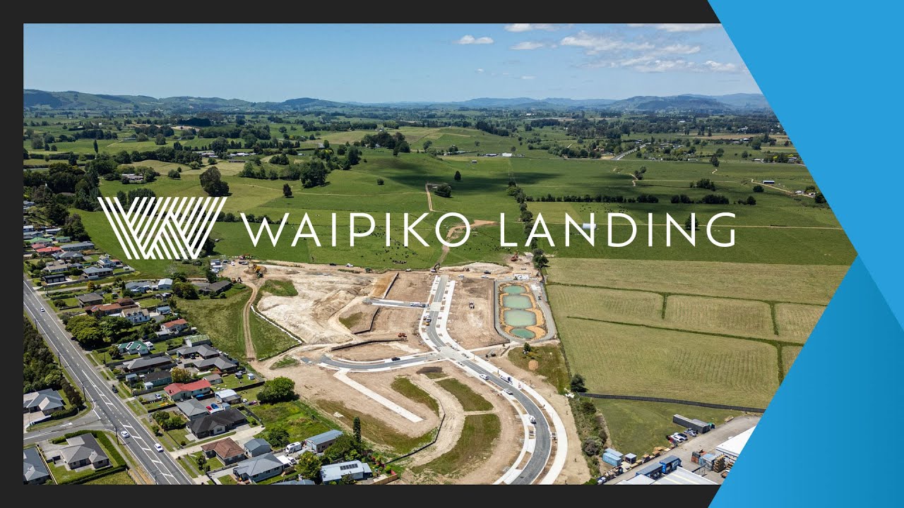 Venture Developments - Waipiko Landing, Te Awamutu - YouTube