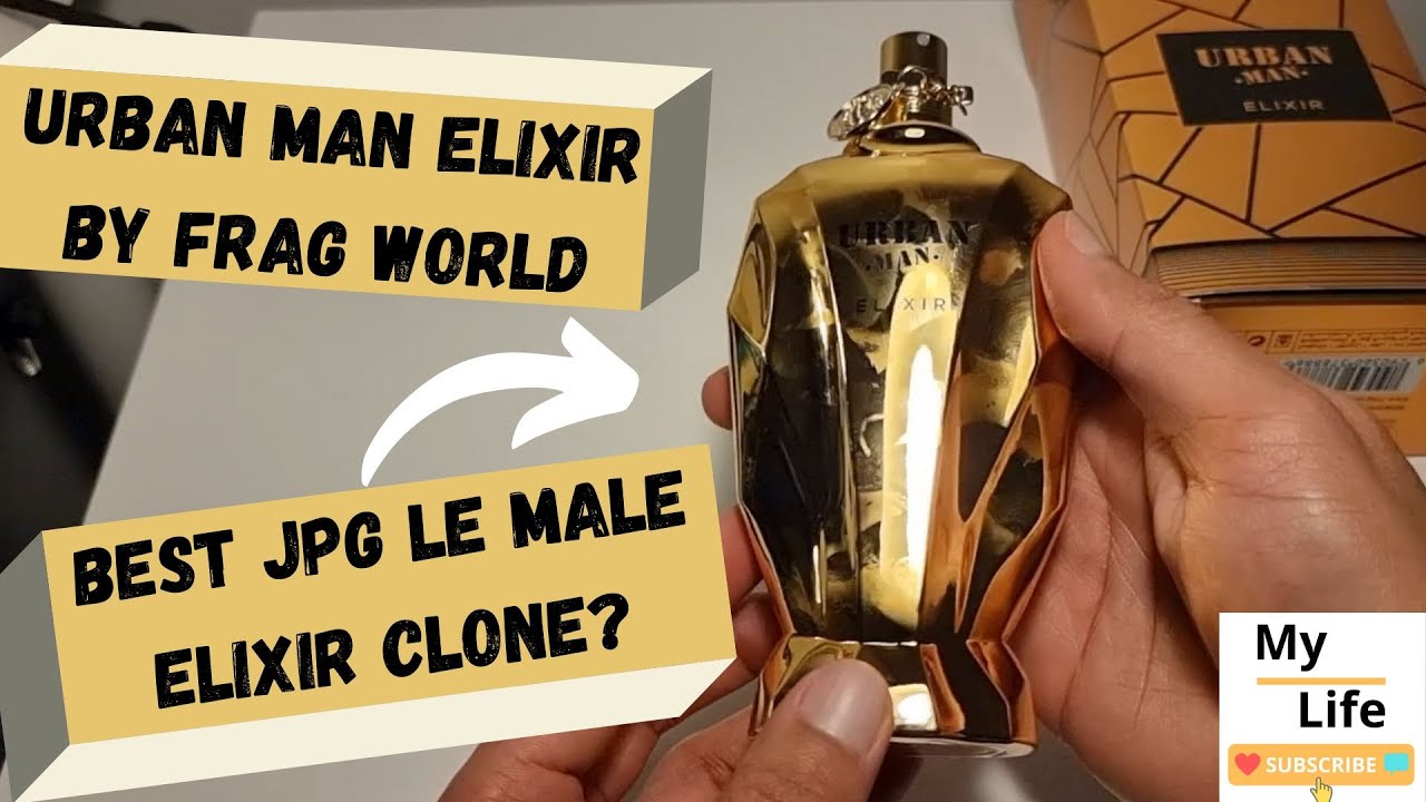 Urban Man Elixir by Fragrance World JPG Le Male Elixir Clone Unboxing ...