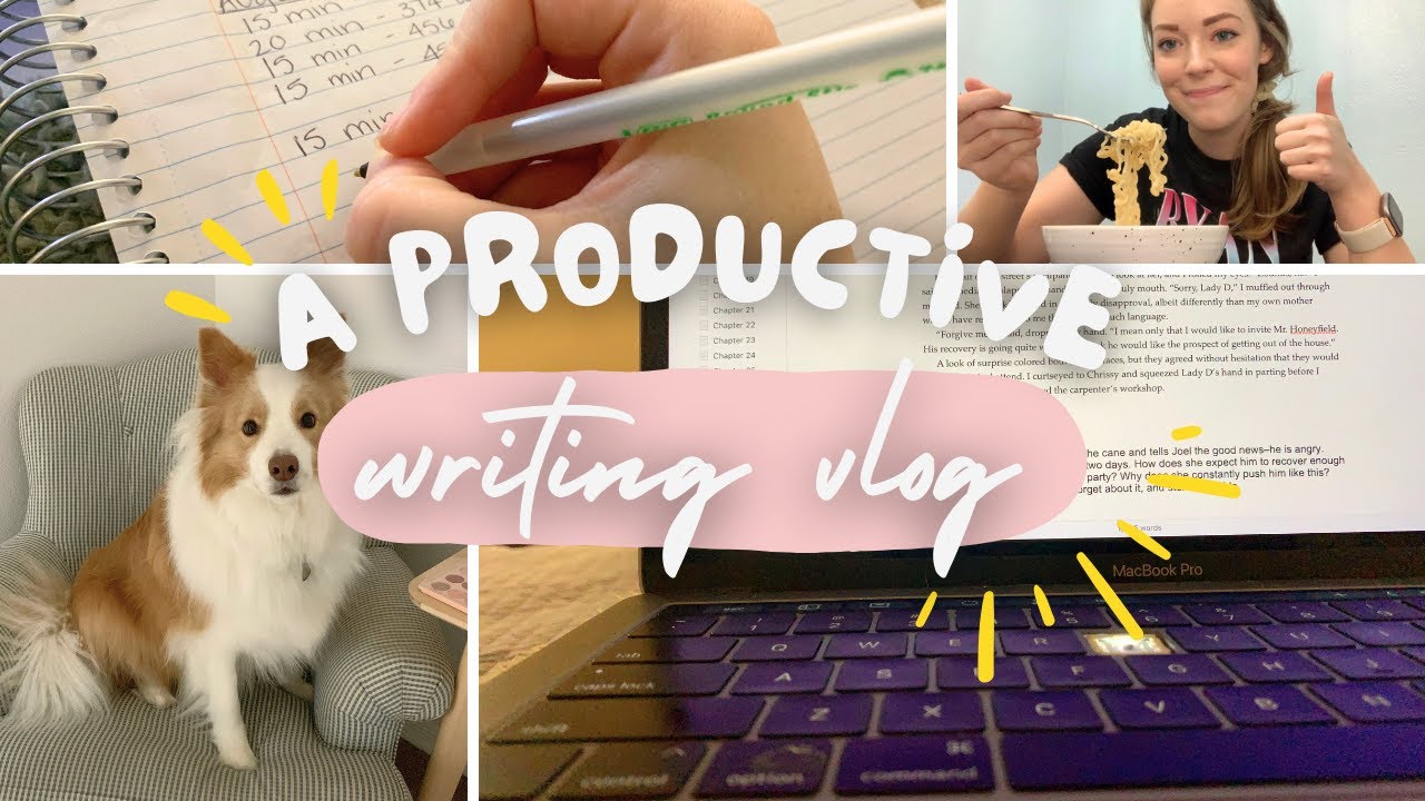 Productive Writing Vlog | Life Updates & Getting 2k Words in 1 Day ...