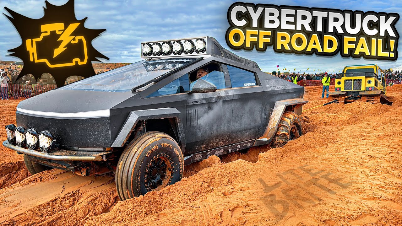 CYBERTRUCK OFF ROAD FAIL! - YouTube