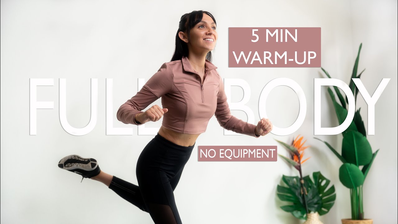 5 MIN Full Body Dynamic Warm Up Routine | Before Workout or Dance ...