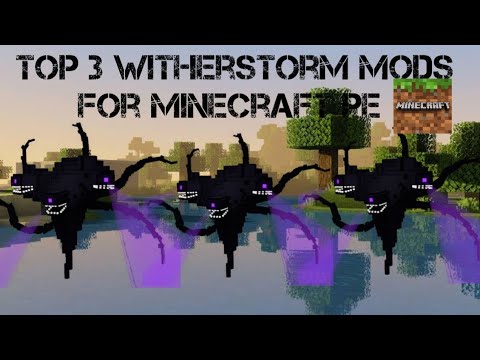 Top 3 WitherStorm Mods For Minecraft Pocket Edition - YouTube