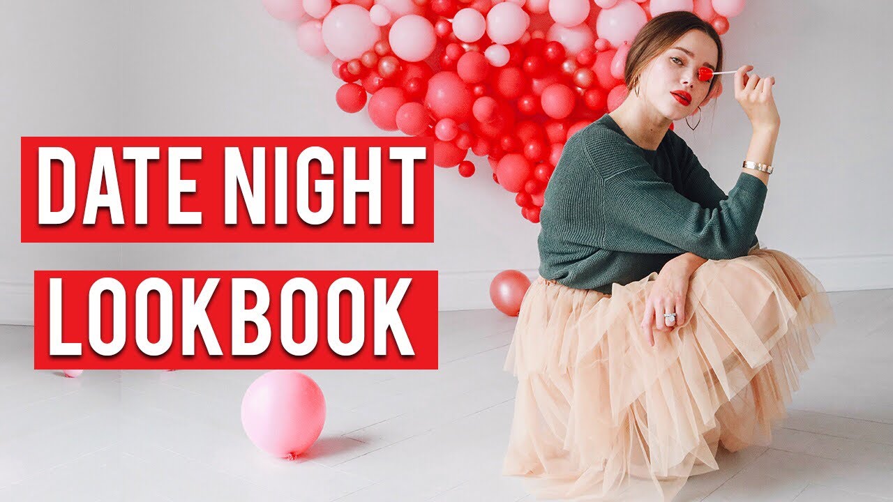 Flirty Date Night Outfits | Valentine's Day Lookbook - YouTube