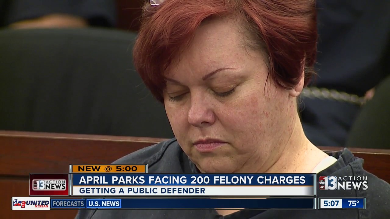 April Parks appears in court in Las Vegas - YouTube
