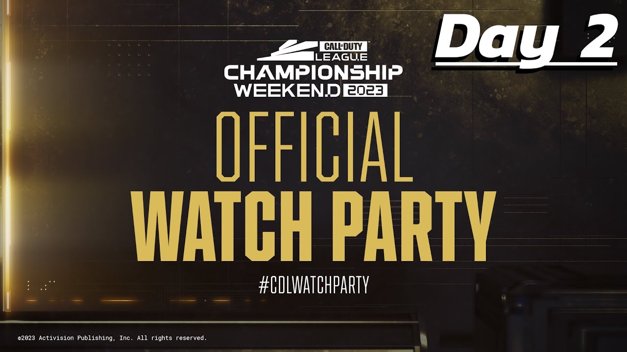 @CODLeague 2023 CHAMPS #CDLWatchParty | Day 2 - YouTube
