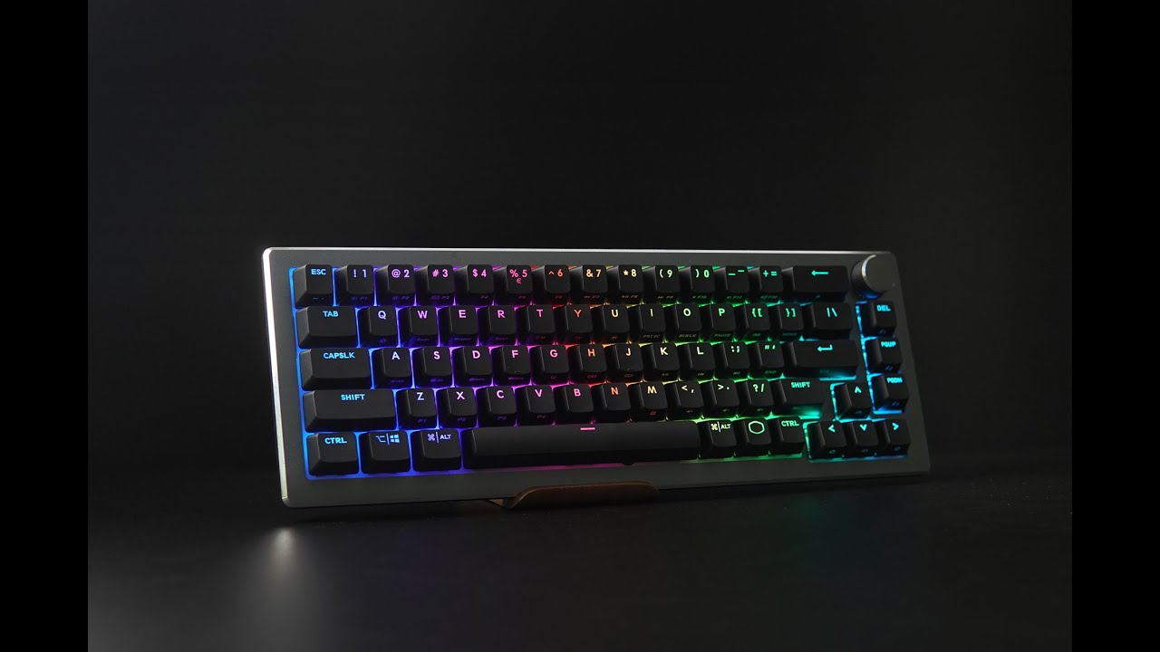CoolerMaster CK721 Wireless Mechanical Keyboard Unbox - YouTube