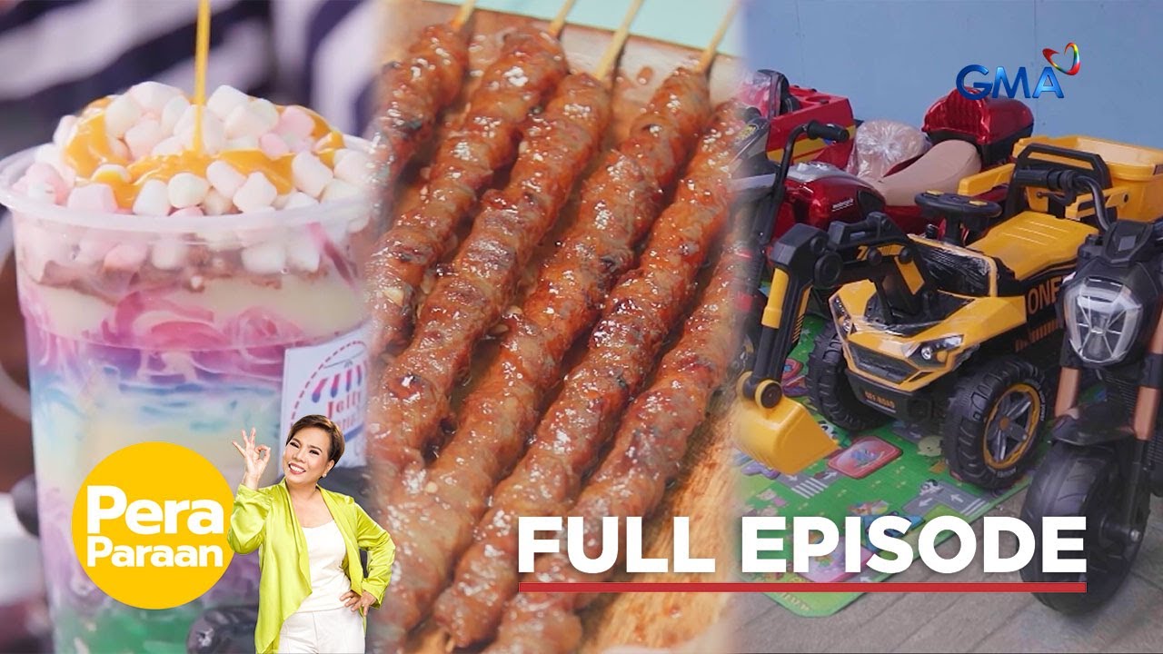 Jelly spaghetti, laruang sasakyan at barbeque, perfect na pangnegosyo ...