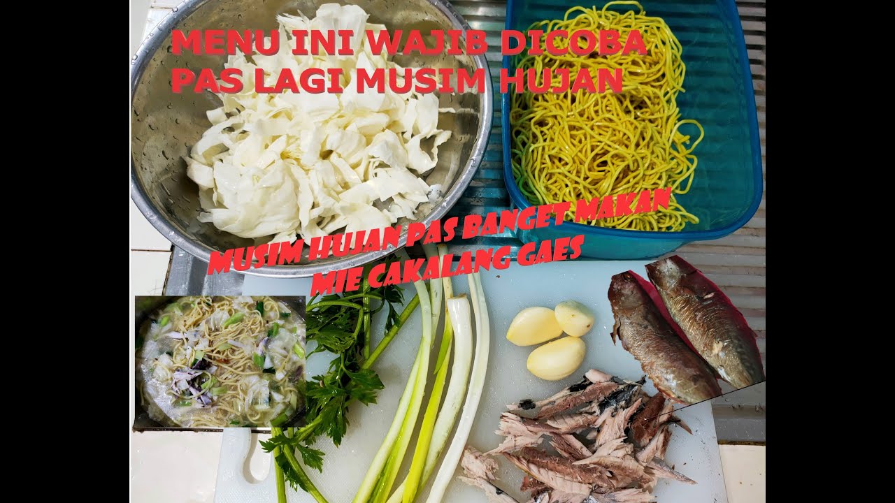 Nikmatnya MIE CAKALANG khas Manado.. Resep dan cara membuat Mie ...