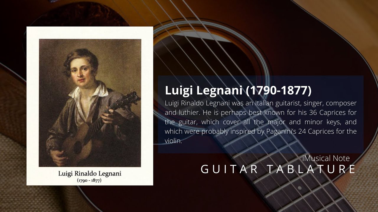Guitar TAB - Luigi Legnani : Funf Walzer No 5 | Tutorial Sheet Lesson # ...