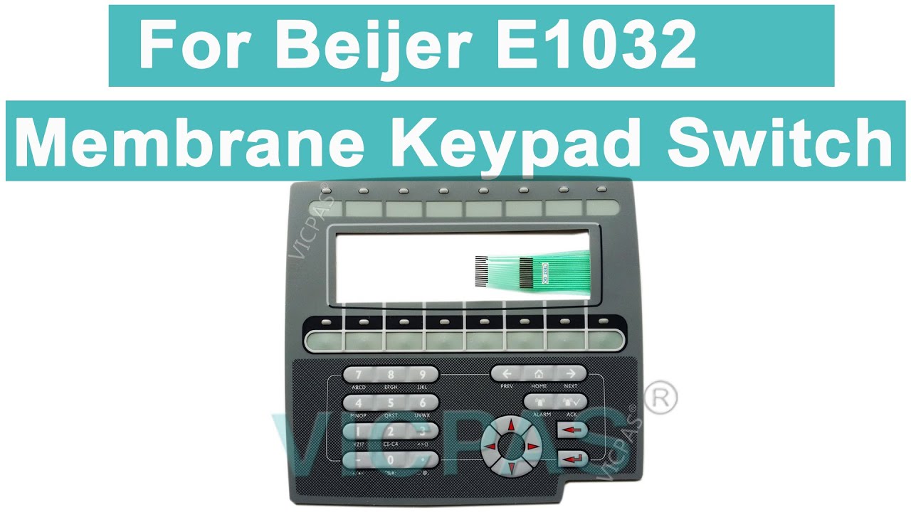 For Beijer E1032 Membrane Keypad Switch Repair Parts Replacement - YouTube