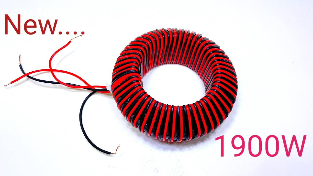 How to create 240v 1900w electricity generator with 100% pvc copper ...