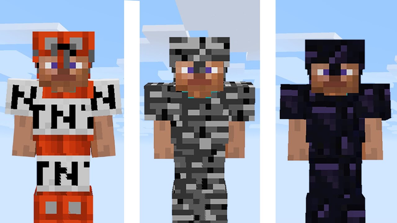 CRAFTING Secret ARMOUR! in Minecraft - YouTube