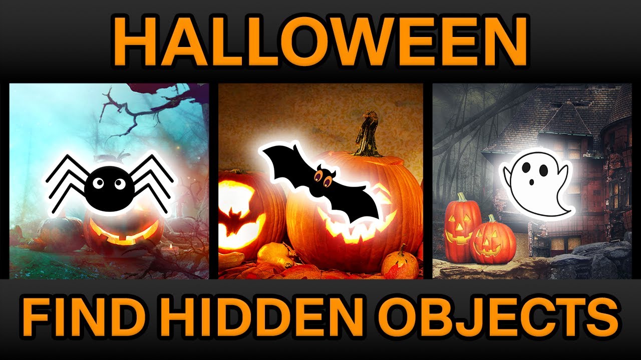 Find the Hidden Objects in This Halloween Game - YouTube