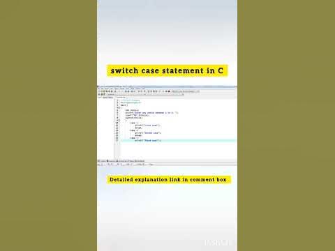 Switch break program in c #shortsvideo #shorts #youtubeshorts #viral #csit #cprogramming #c ...