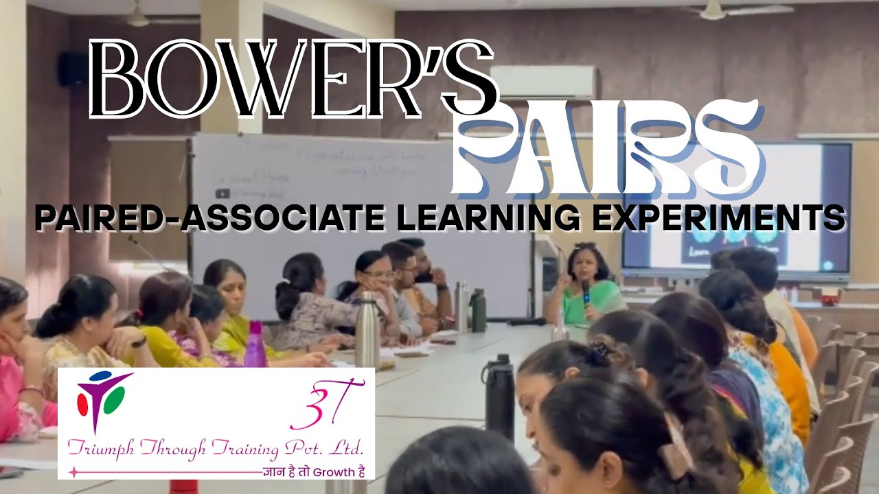 Bower’s Pairs Associate Learning Experiments | Memory Psychology ...