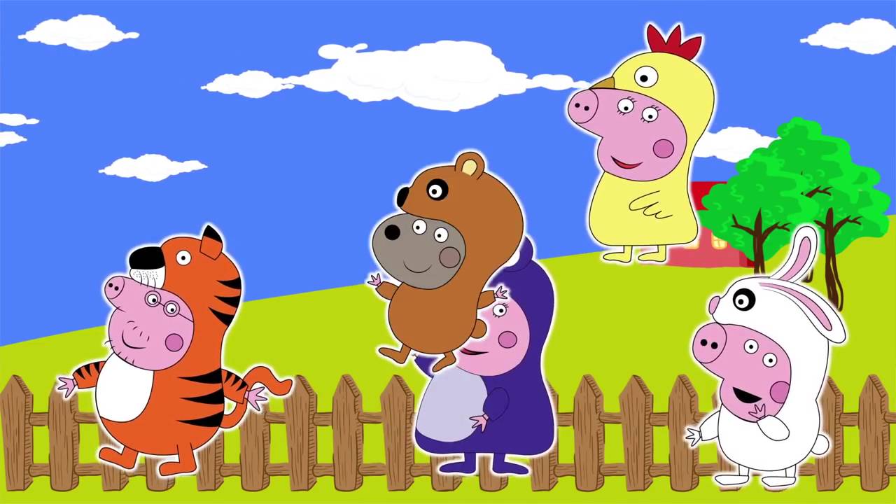 Five Little Minions Banana Balloon Strings Funny Cartoon Jumping on the ...