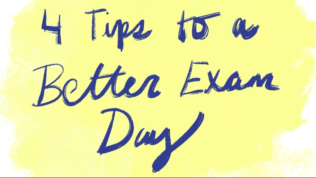 IMPROVE YOUR EXAM SCORES | Tips for a Better Exam Day - YouTube