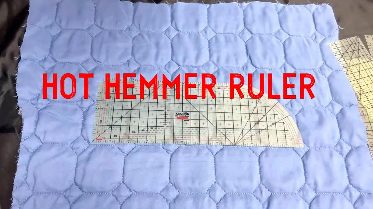 How to Use the Hot Hemmer Ruler - YouTube