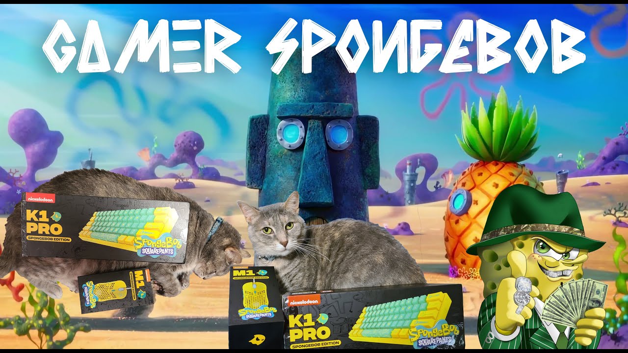 MLG Spongebob Ghost gaming gear unboxing gone wrong #GHOSTKEYBOARDS # ...