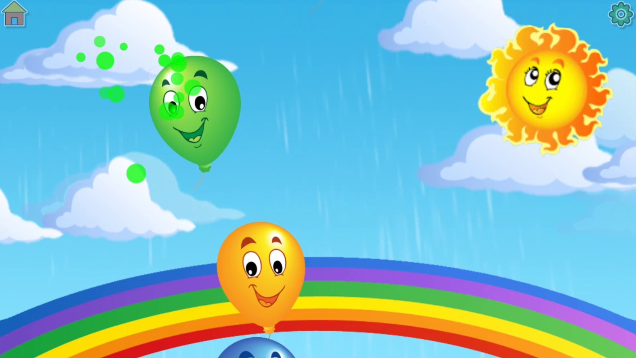 Belajar Warna Balon Dengan Memecahkan Balon - Kids Balloon Pop Game ...