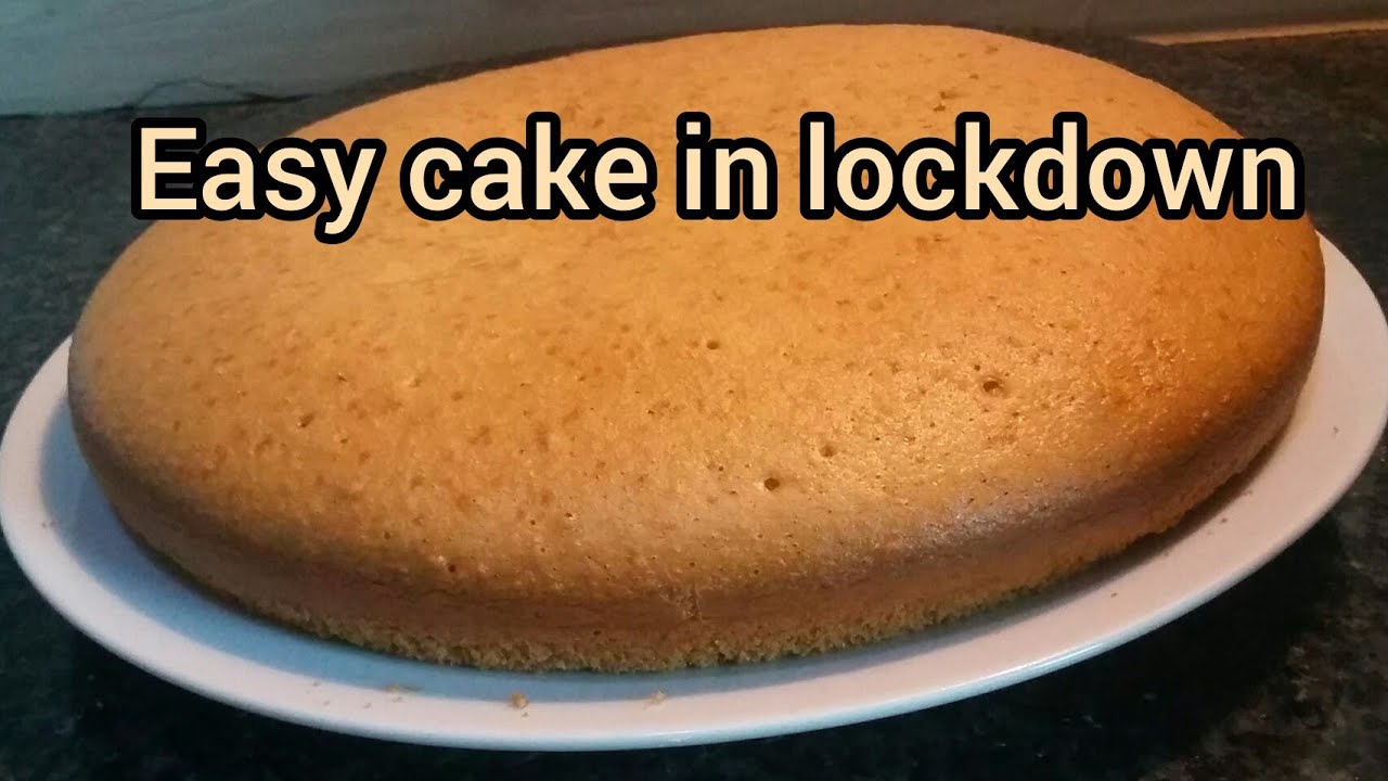 Easy Vanilla Sponge Cake Without Oven Recipe | How To Make Basic Sponge ...