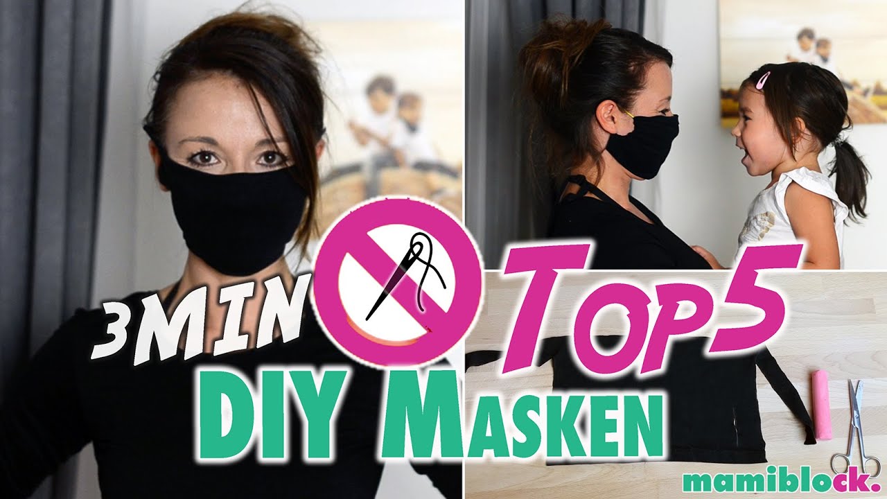 Maskenpflicht: 5 geniale DIY Masken im Überblick | Schnell und einfach | Corona | mamiblock ...