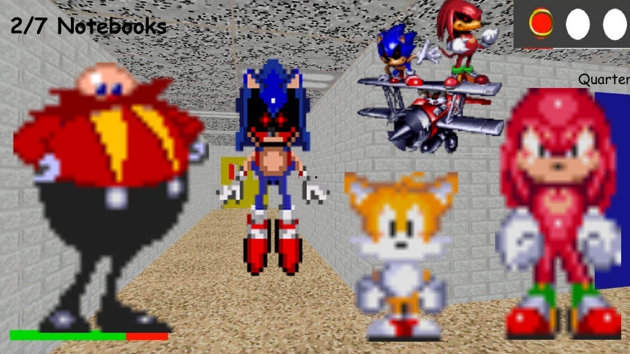 Sonic School House - Baldi's Basics Mod - YouTube