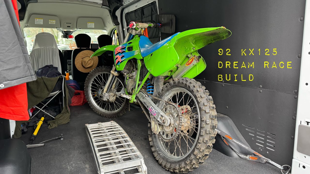 Buying the 92' Kawaski KX125 Dream race build bike - YouTube